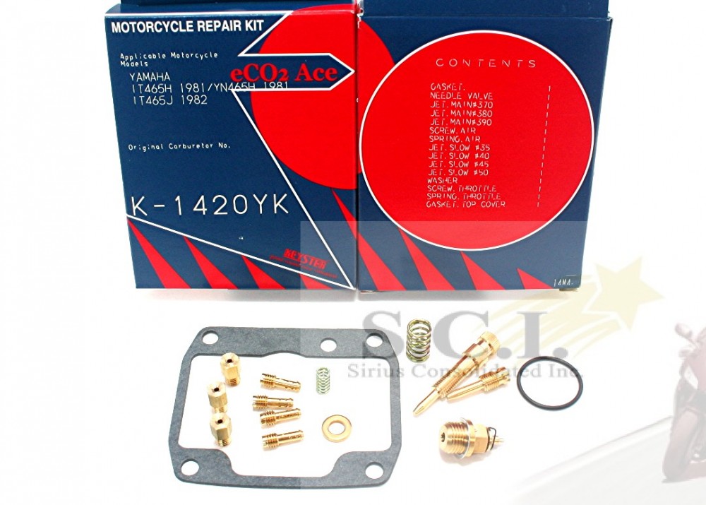 YAMAHA IT465 YZ465 IT490 KEYSTER CARBURETOR REBUILD REPAIR KIT