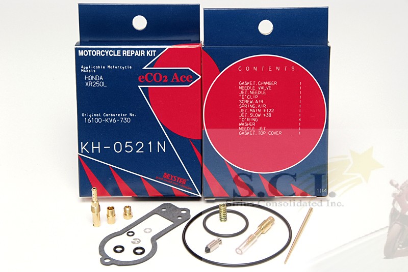 HONDA XR250L XR250 L KEYSTER CARB KIT 1995 - 1996