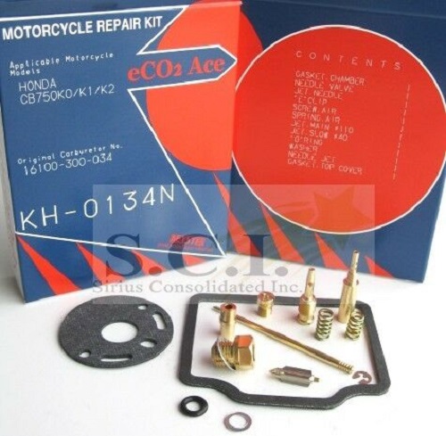 HONDA CB750 K3 K4 K5 K6 KEYSTER CARBURETOR REPAIR KIT 1972 1973 1974 1975 1976