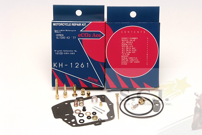 HONDA GL1000 KEYSTER CARBURETOR REBUILD REPAIR KIT 1977 K2 models