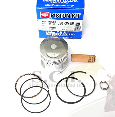 HONDA XR80 PISTON AND RING SET - 0.50 OVER